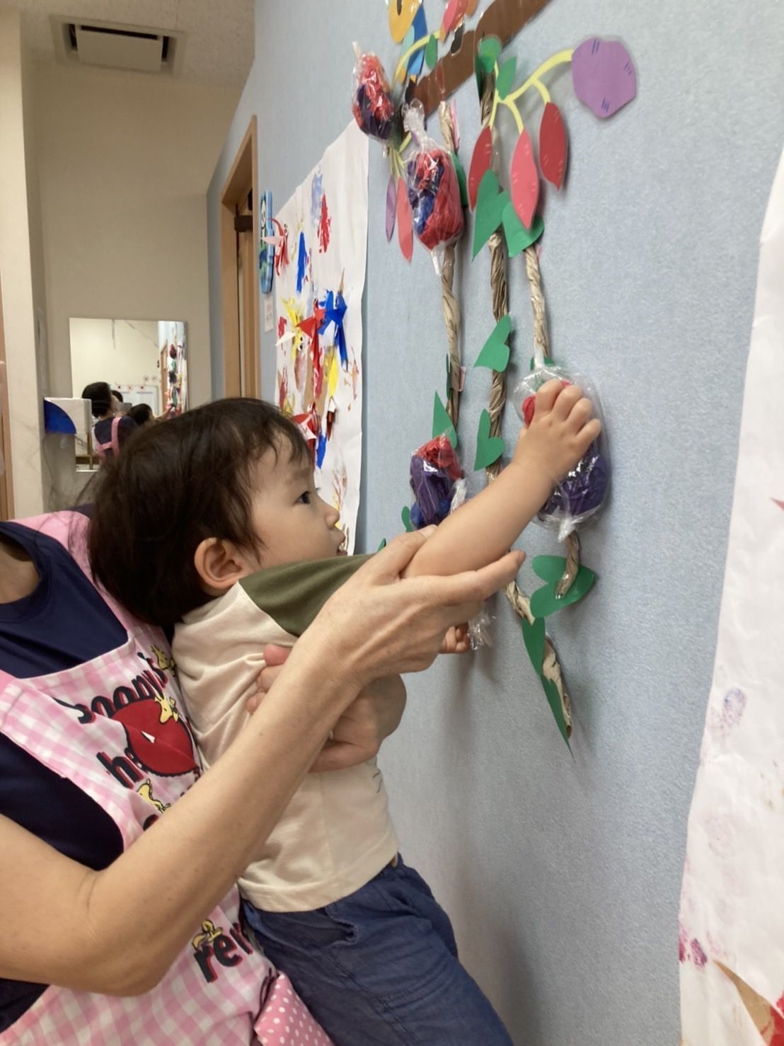 10月の壁面、玄関飾り: 七福っ子